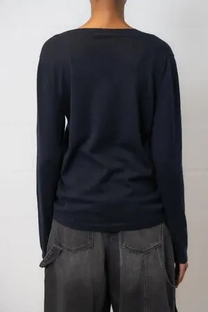 Avant Toi V-neck Long-sleeved Sweater