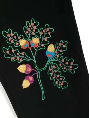 Stella McCartney Embroidered Cotton Track Pants