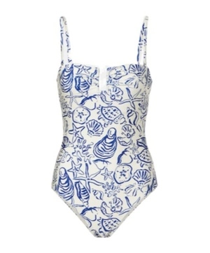 Simkhai Ottilie Printed Swimsuit