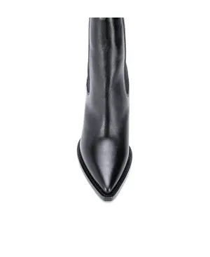 Saint Laurent Theo Pointed Toe Ankle Boots