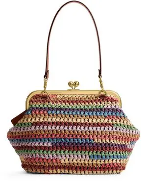 COACH Large Kisslock 27 Frame Bag