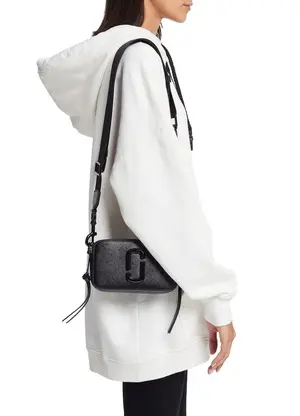 Marc Jacobs Snapshot Dtm Shoulder Bag - Black