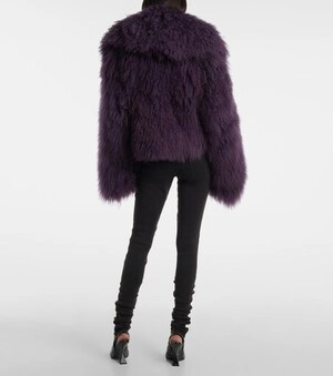 Attico Fluffy Fur Coat