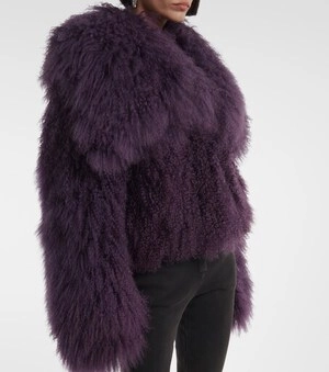 Attico Fluffy Fur Coat