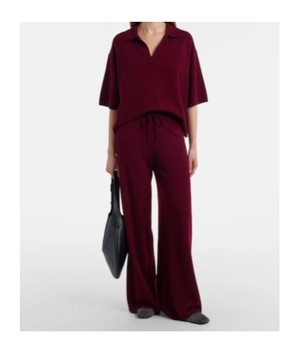 LISA YANG Sofi Cashmere Wide-leg Pants