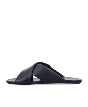 Prada Triangle-logo Padded Slides