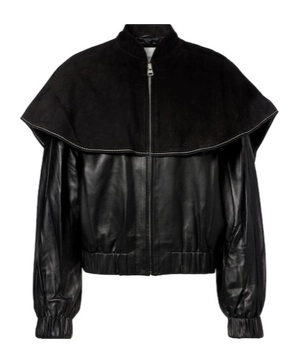 J.W.ANDERSON Casual Leather Coat - Black