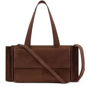 Miu Miu Multi-pocket Suede Handheld Bag