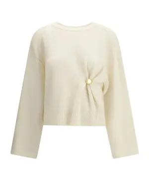 LOULOU STUDIO Crew Neck Sweater - Nude