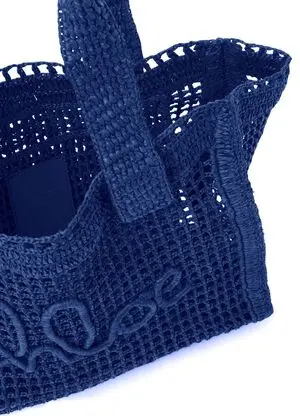 Chloé Openwork Mesh Tote Bag
