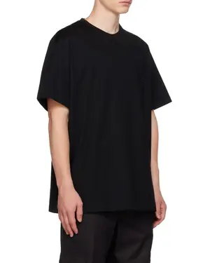WOOYOUNGMI Logo-embroidered Cotton T-shirt