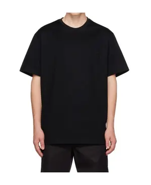 WOOYOUNGMI Logo-embroidered Cotton T-shirt