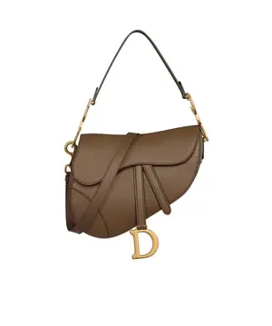 Dior Saddle Bag With Strap - Brown