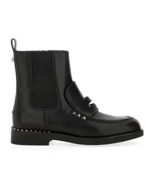 Ash Rivet Chelsea Boots - Black