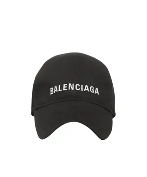 Balenciaga Cap In /white - Black