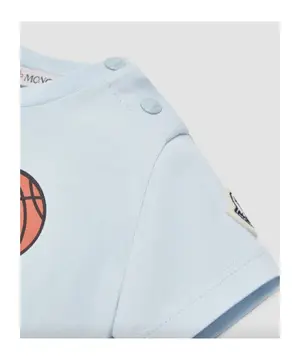 Moncler Basketball Motif Cotton T-shirt