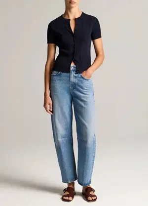 Vince Short Sleeve Knitted Cardigan