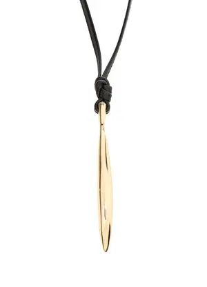 Bottega Veneta Sardine Leather Pendant Necklace