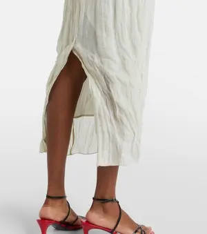 RÓHE Cotton-blend Midi Dress