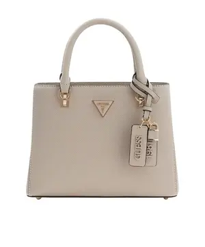 Guess Logo Zipper Tote Bag