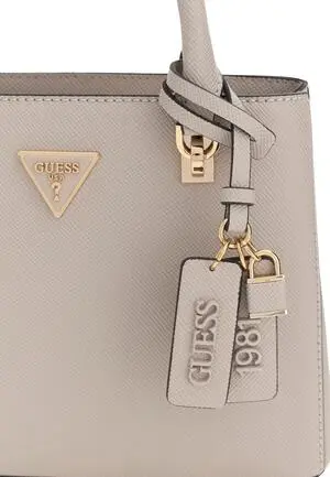 Guess Logo Zipper Tote Bag
