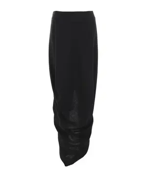 QUIRA Asymmetrical Skirt - Black