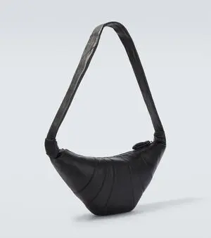 LEMAIRE Croissant Medium Leather Shoulder Bag