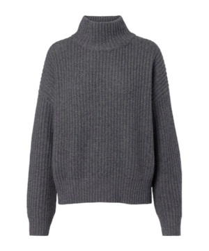 LISA YANG High-necked Knit Sweater - Black