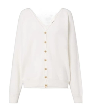 LISA YANG Knitted Cardigan - White