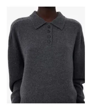 LOULOU STUDIO Polo-neck Ribbed Sweater