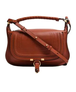 Chloé Marcie Shoulder Bag - Brown