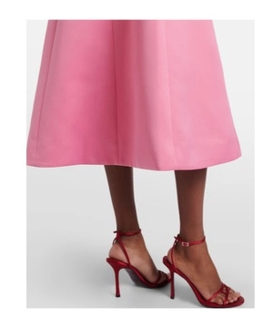LEO Beatrice Bow-detail Midi Dress