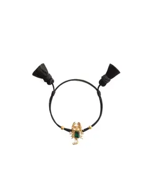 Valentino Garavani Scorpion Bracelet - Bronze/emerald/black