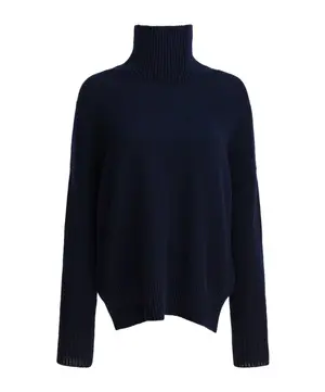 LISA YANG Turtleneck Cashmere Sweater - Black