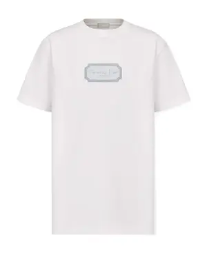 Dior Logo Patch Round-neck T-shirt