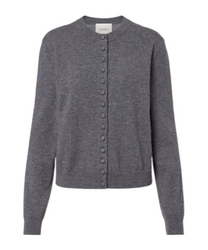 LISA YANG Knitted Cardigan - Gray