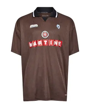 Martine Rose Short-sleeved Polo Shirt - Brown