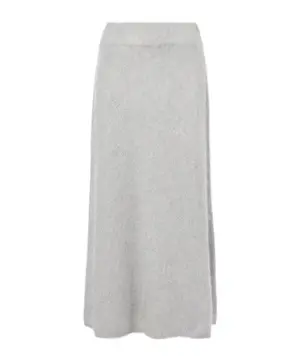 LISA YANG Asta Cashmere Midi Skirt - Gray