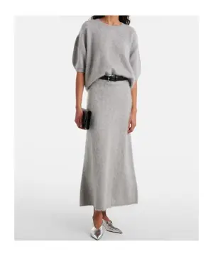 LISA YANG Asta Cashmere Midi Skirt
