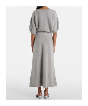 LISA YANG Asta Cashmere Midi Skirt