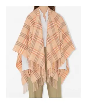 Burberry Check-pattern Cape