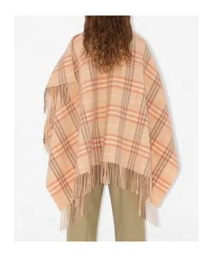 Burberry Check-pattern Cape