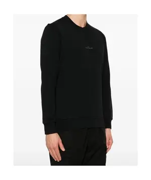Stone Island Crewneck Sweatshirt With Logo Print