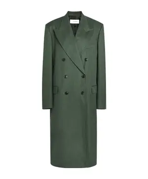 Dries Van Noten Double-breasted Coat - Green