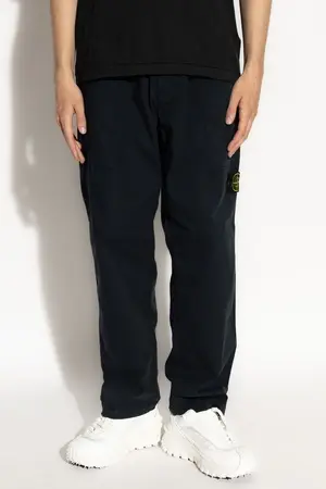 Stone Island Logo Patch Cargo Trousers