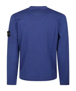 Stone Island Logo Patch Crewneck Sweatshirt