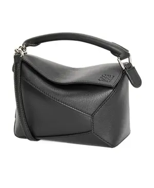 Loewe Mini Jigsaw Shoulder Bag - Black