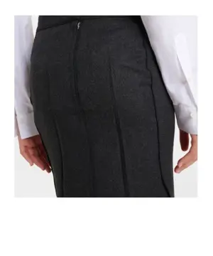 Victoria Beckham Pleated Midi Skirt