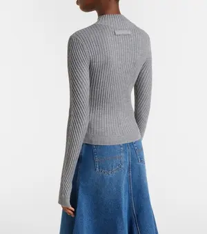 Victoria Beckham High-necked Knit Sweater