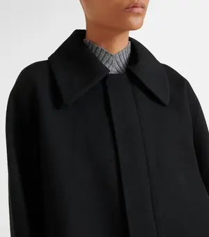 Victoria Beckham Arden Virgin Wool Gabardine Blouson Jacket